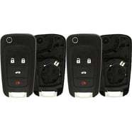 2 PACK KeylessOption Keyless Entry Remote Control Car Key Fob ...