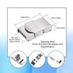 Ephesus Accessories Crimp Jaw Hook Watch Band Clasp, 1 Piece ...