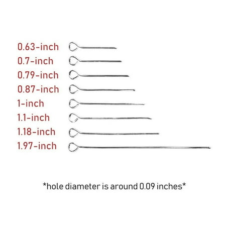 Eye Pins for Jewelry Making - 1200-Piece Jewelry Eye Pins, 20-Gauge ...