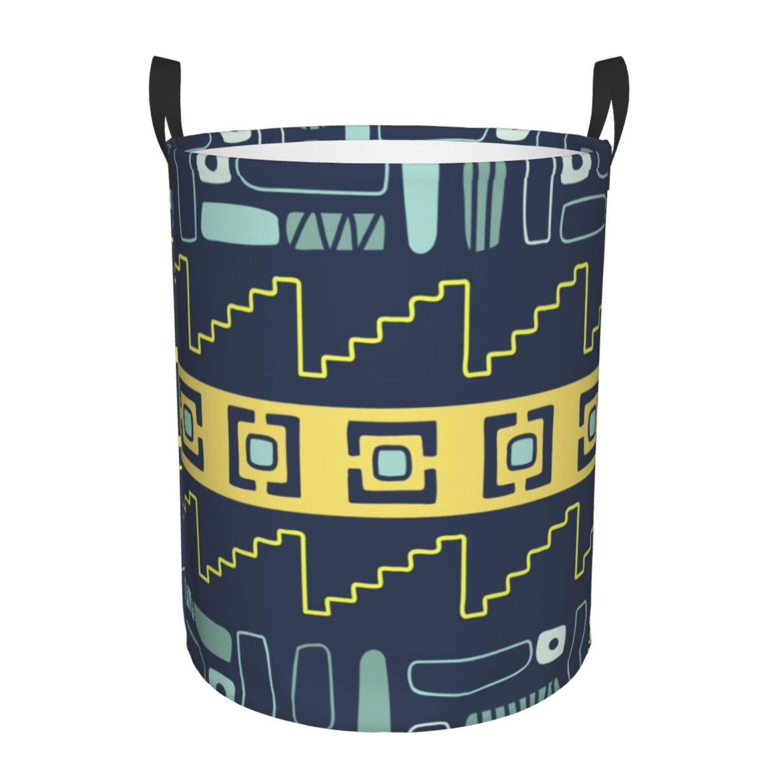 ZNDUO Round Laundry Basket, Waterproof Collapsible Laundry Baskets with ...