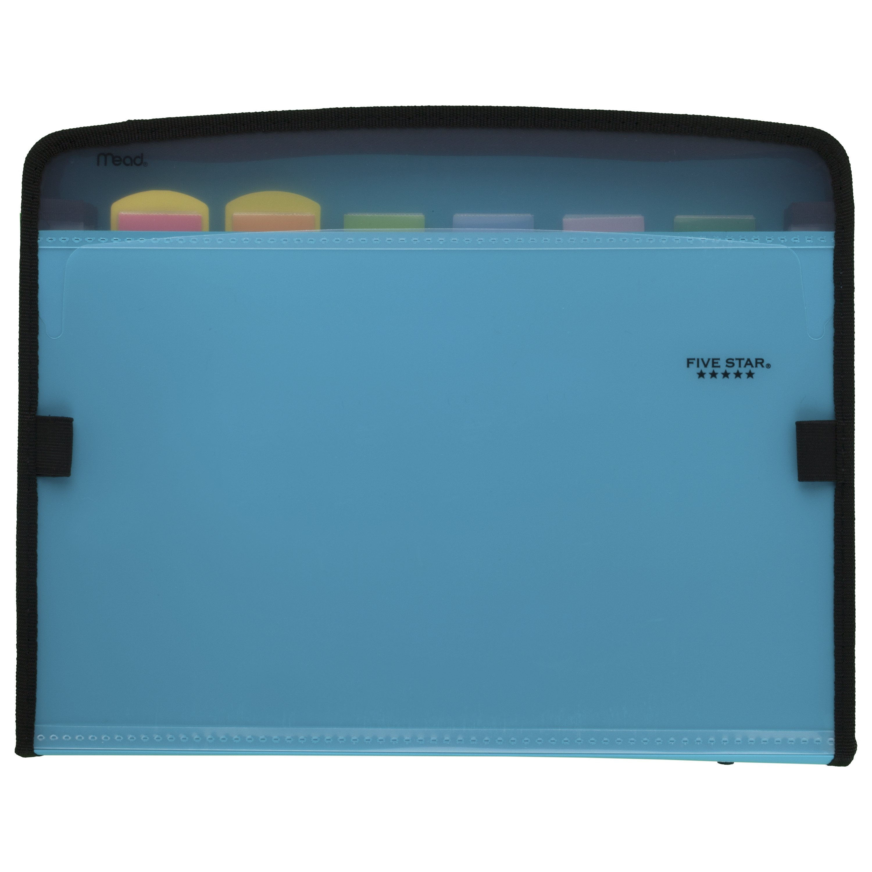 Five Star 7-Pocket Expanding File, Tabs, 8 1/2" x 11", Teal (72506 ...