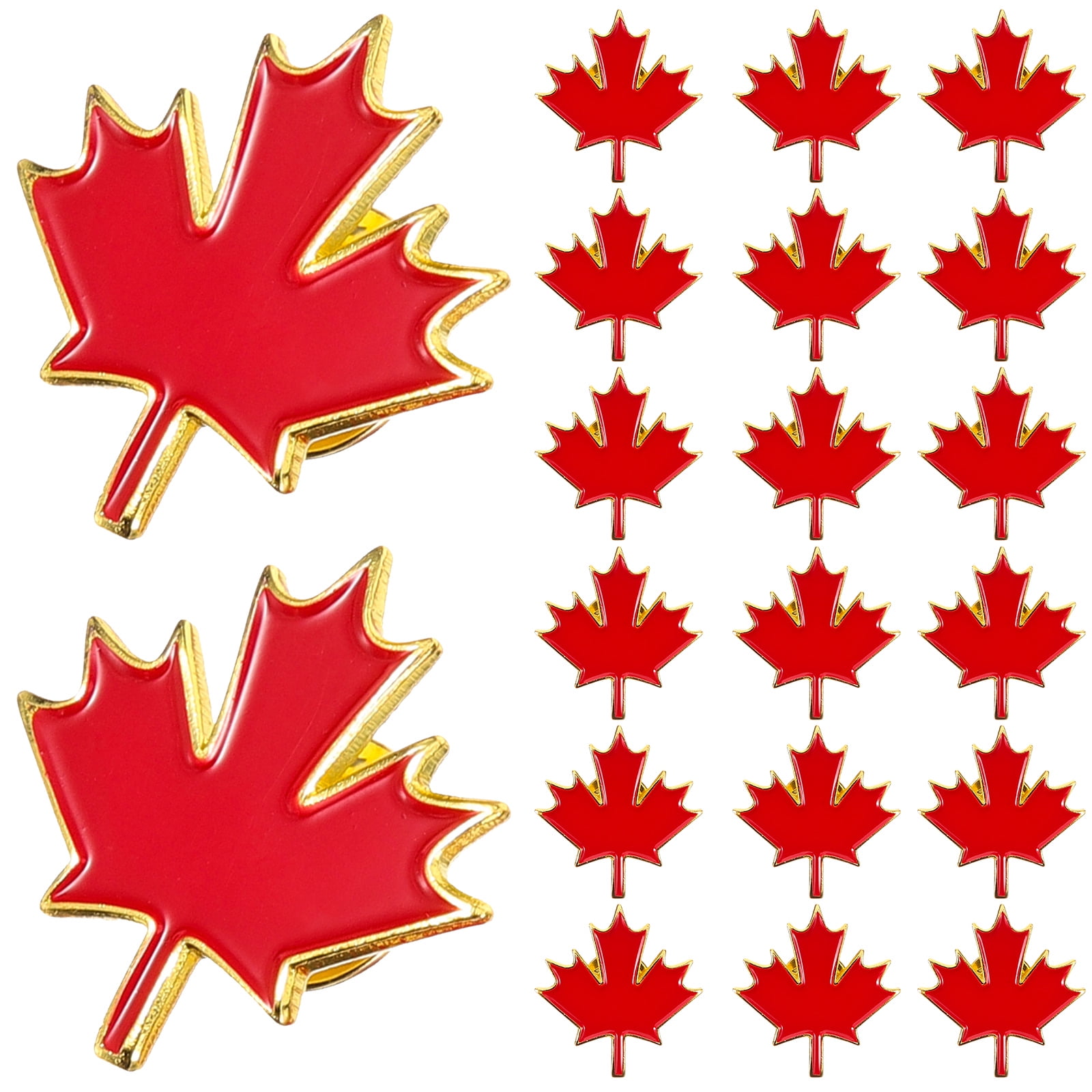 Click here for Hydreachca 20pcs Canada Maple Leaf Lapel Pin Set F... prices