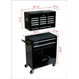 Seizeen 2-IN-1 Tool Chest & Cabinet, Large Capacity 8-Drawer Rolling Tool Box Organizer with ...
