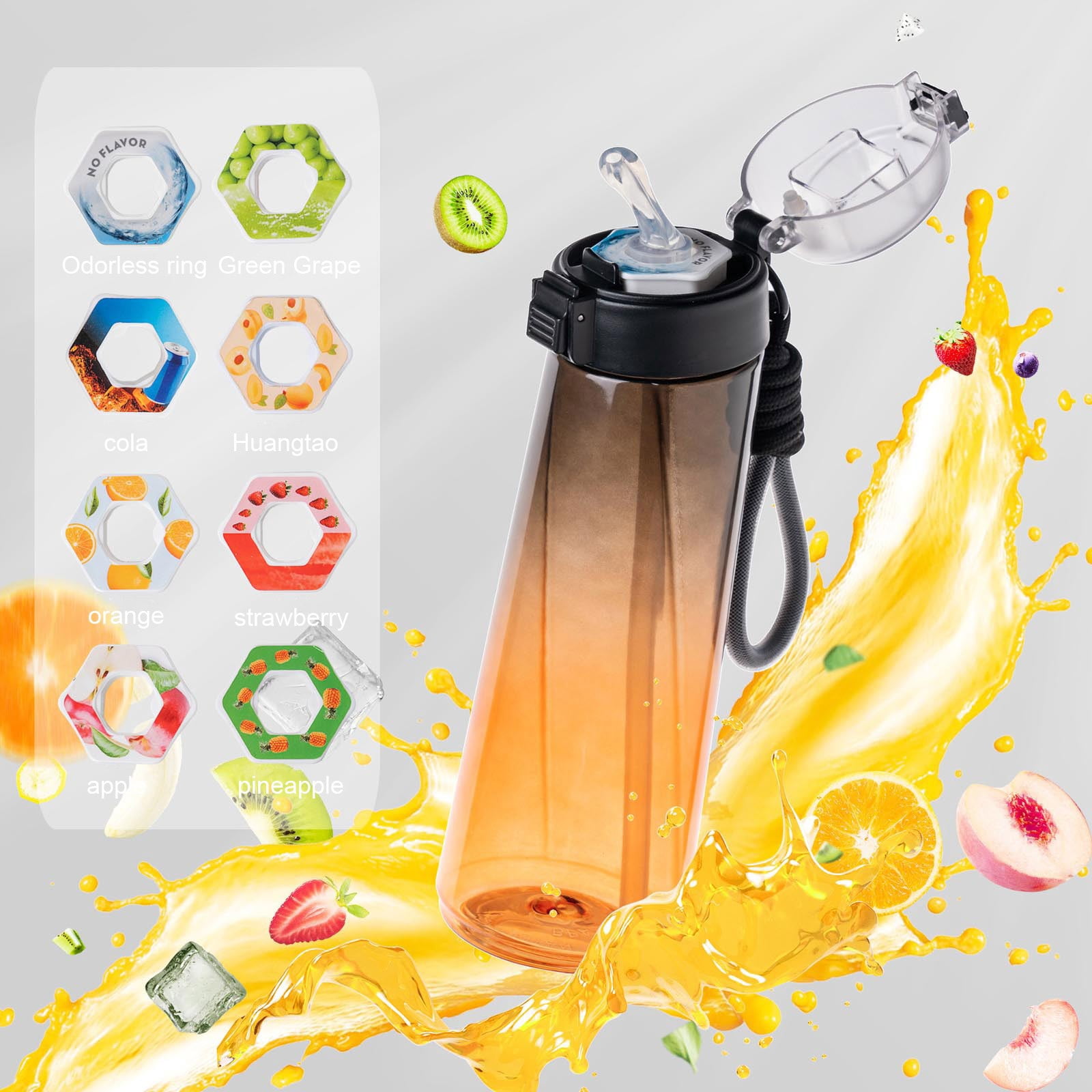 Perfume 850ml Bottle, Update Water Bottle Up Set With 7 Capsules ...