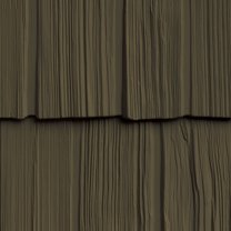 The Foundry 10"W x 62 1/2"L Exposure, Vinyl Staggered Shakes (23 Panels ...