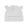 Gerber Baby Boy or Girl Unisex White Beanie Cotton Caps, 3-Pack, Sizes ...
