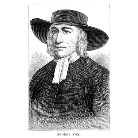 George Fox (1624-1691). /Nenglish Religious Leader. Line Engraving ...