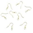 Cousin DIY Gold Fishhook Ear Wire Bulk Findings Pack, 18mm x 18mm - 120 ...