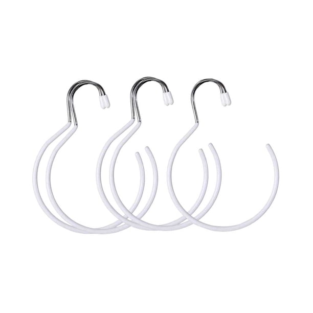 Ruiboury 5 Pieces Home Hotel Women Men Scarf Storage Circle Hangers ...