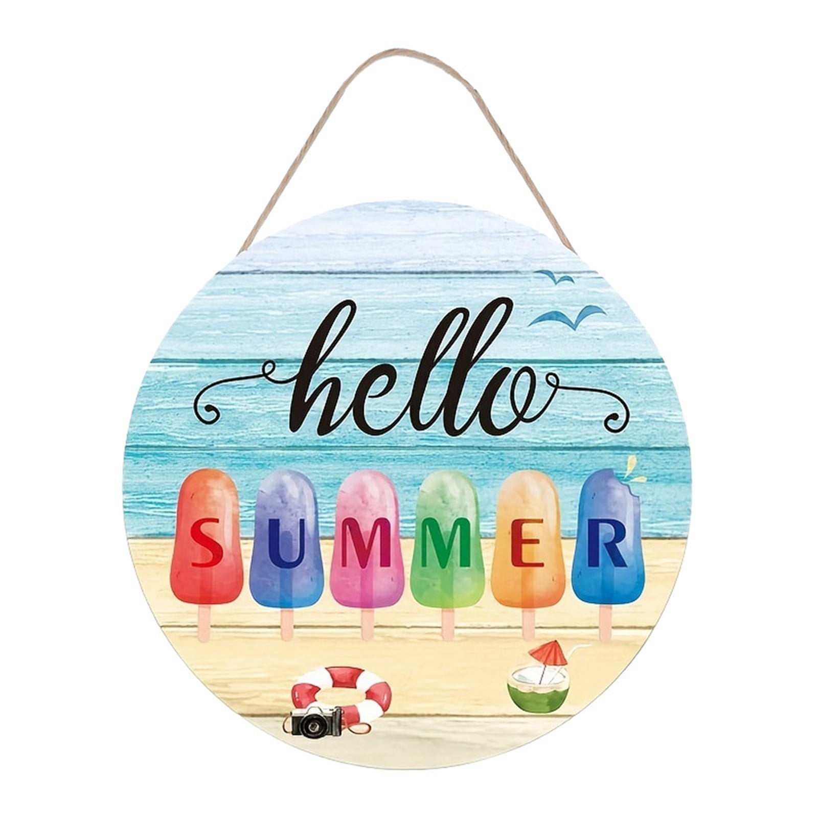 Click here for Hearth & Gear Wooden Ice Hanging Signs For Summer... prices