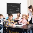 "X BOARD 24""x18"" Magnetic Chalkboard, Blackboard with Silver ...