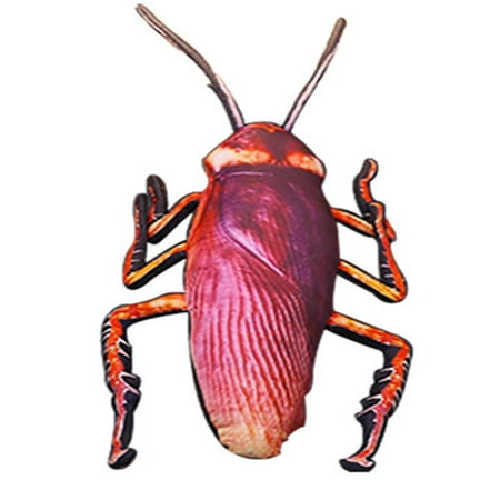 WIFORNT Creative Simulation 3D Cockroach Pillow, Funny Tricky Spoof ...