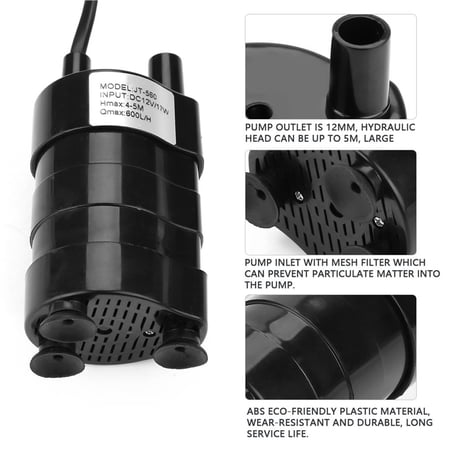 Mini High Hydraulic Head DC Mini Water Pump Brushless Mini Water ...