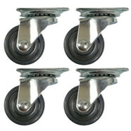 Tech Team Heavy Duty Locking Bed Casters with Wide Metal Attachable ...