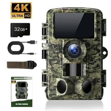 Free Shipping! KJK Ropeworks Trail Camera, WiFi Trail Cam 4K 64MP ...
