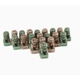 20 Pcs Mini Two Tone Stone Lion Ornaments, Courtyard Paving Decor Set ...
