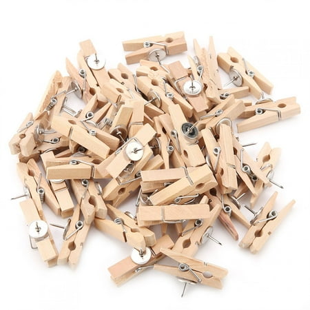Compact Appearance Small And Cute Natural Wood Clips, Photo Frame Clips ...