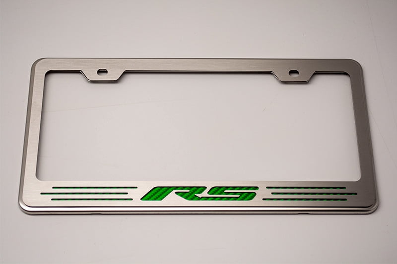 American Car Craft; Camaro License Plate Frame with "RS" Lettering ...