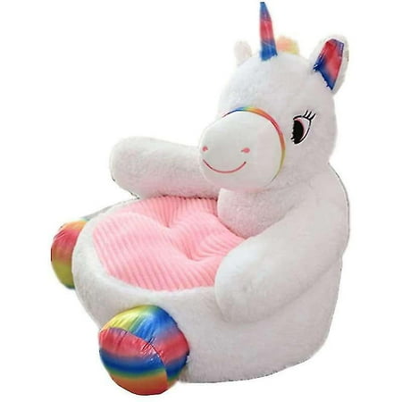 Regenboghorn Stuffed Animal Sofa Chair For Kids, Rainbow-unicorn ...
