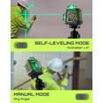 Free Shipping! LASGOO Laser Level 3x360° Green Beam Self-Leveling with Remote Control and ...