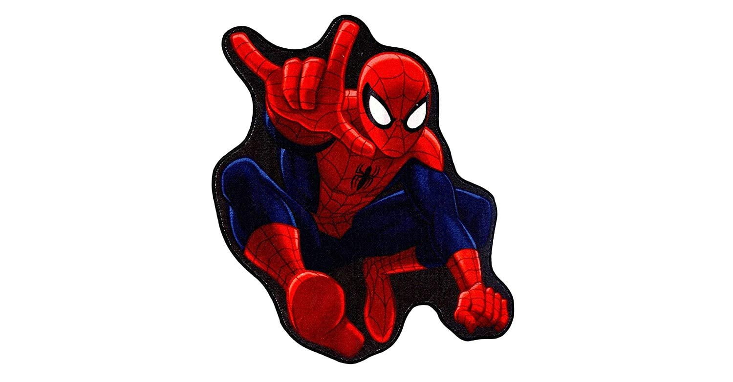 Marvel Spiderman Red Accent Rug 35"x40" - Walmart.com