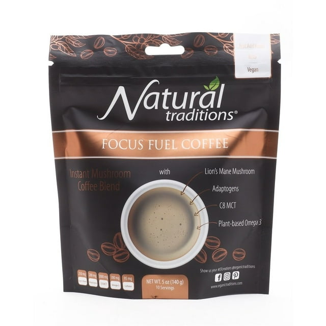 Organic Traditions - Focus Fuel Coffee Drink Mix - 5 oz. - Walmart.ca