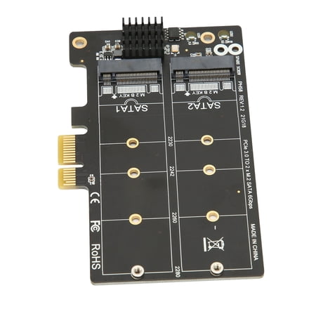 Adapter Card, Dual Disk Adapter Card X1 / X4 / X8 / X16 JMB582 For ...