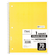 Mead, MEA05682, 5-subject Spiral Notebook, 1 Each - Walmart.com