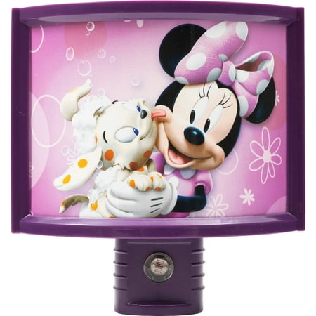 Disney 13367 Minnie Mouse Automatic LED Children’s Night light ...