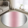 Abstract 4ft Round Rug for Cozy Reading Nook Home Office Chair Area ...