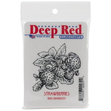 Deep Red Stamps 3X405610 Deep Red Cling Stamp 2.1"X2" - Desert Cactus ...