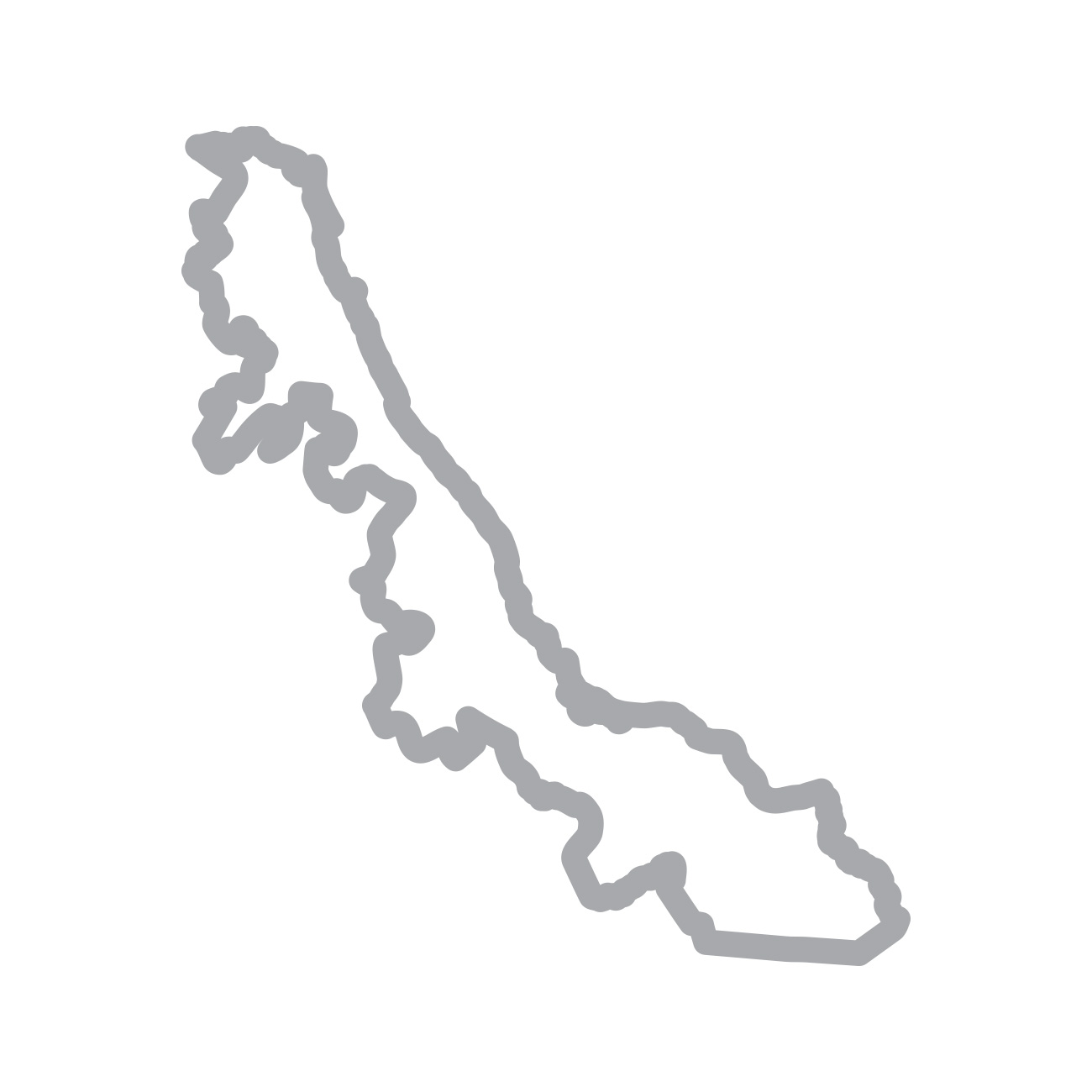 Veracruz State Shaped Sticker Decal Die Cut - Self Adhesive Vinyl ...