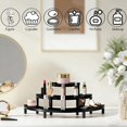 3-Tier Wooden Display Risers, Rustic Cupcake Stand, Perfume Organizer ...