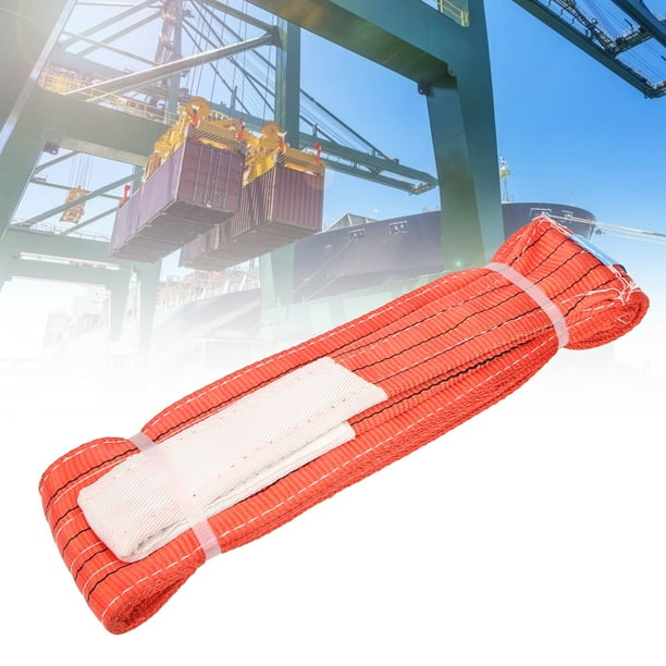 Peahefy 5T 3Meters Lifting Sling Double Eye Sling Buckle Polyester Flat ...