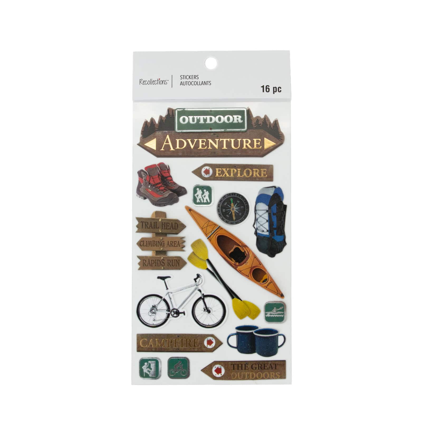 12 Pack: Outdoor Adventure Stickers by Recollection™ - Walmart.com