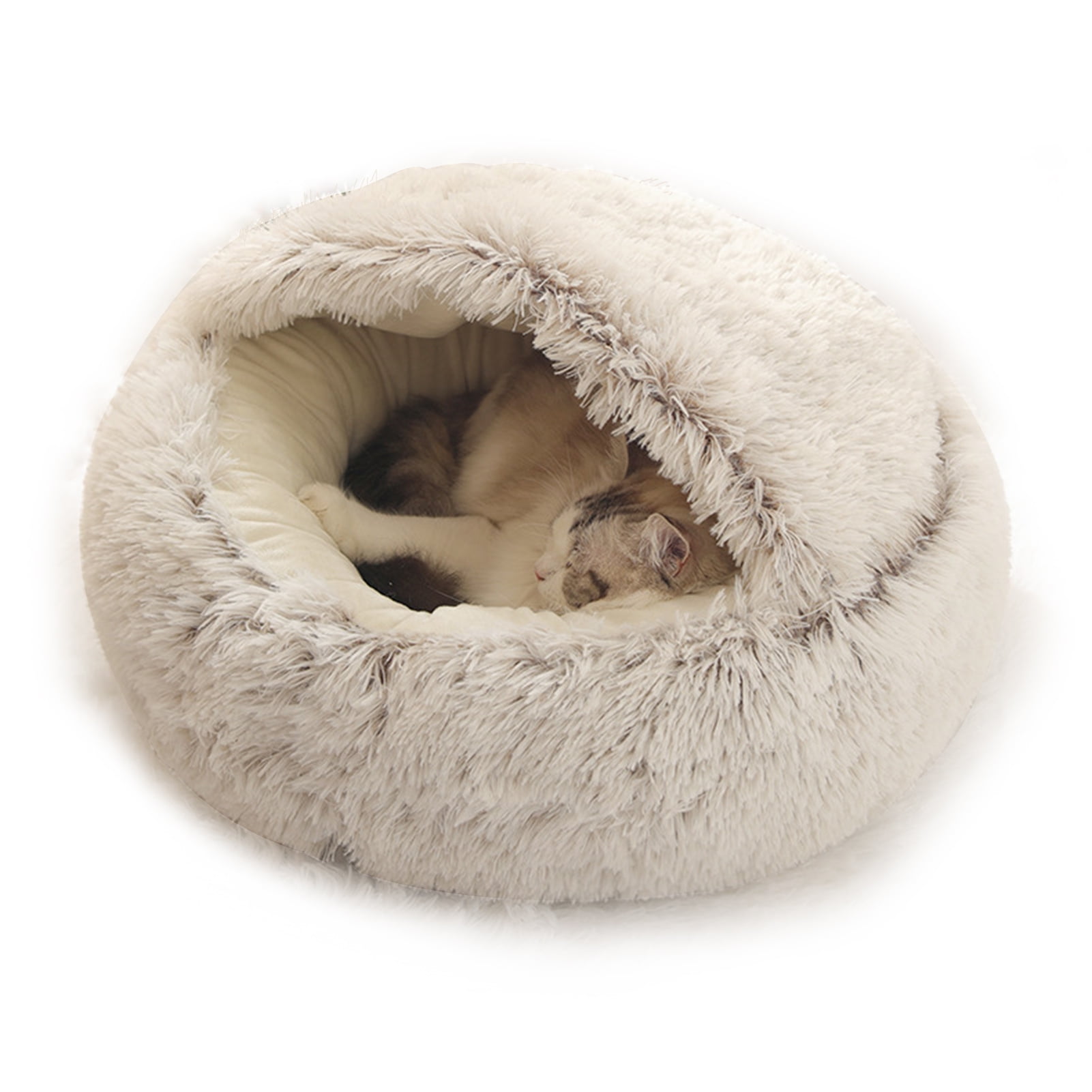 Click here for Yeacher 2-In-1 Round Plush Pet Cat Dog Sofa Bed Wi... prices