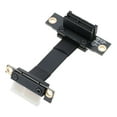 PCI-E 1X To 1X 90Degree Extension Cable for Graphics Card Sound Card ...