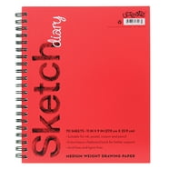 UCreate Sketch Book, Premium Art Drawing Paper, 9" x 6", 75 Sheets ...