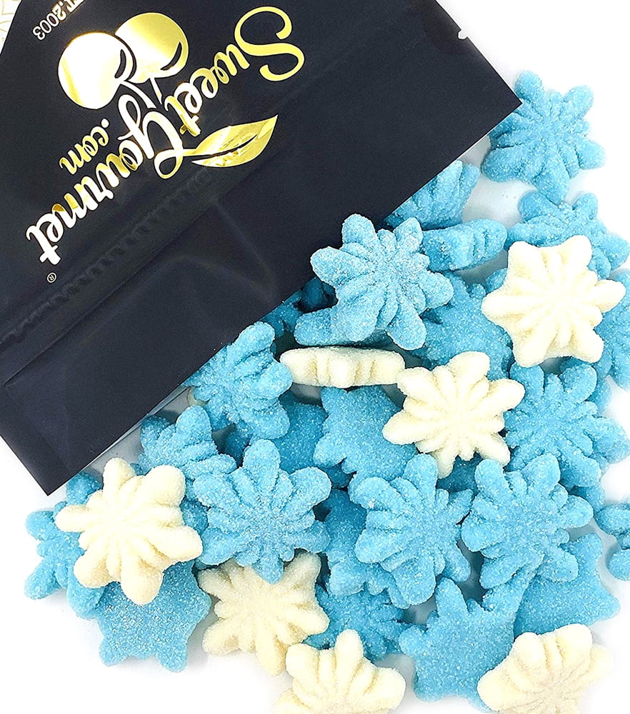 SweetGourmet Glitter Snowflakes Gummy | Christmas Candy | 2 Pounds ...
