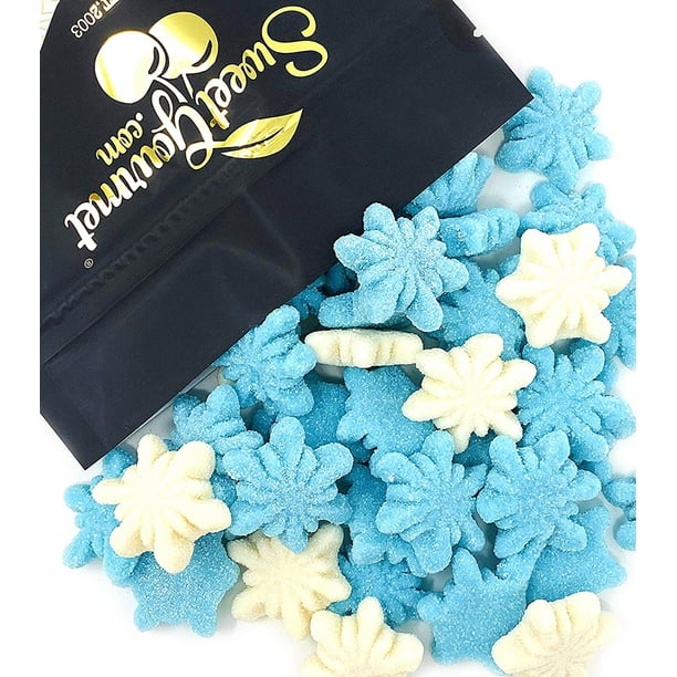 SweetGourmet Glitter Snowflakes Gummy | Christmas Candy | 2 Pounds ...