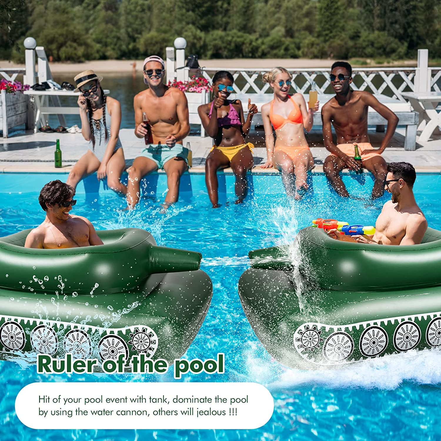 Pool Noodles Jumbo Sunnylifeu00ae Kids Giant Inflatable Tie-Dye Snake ...