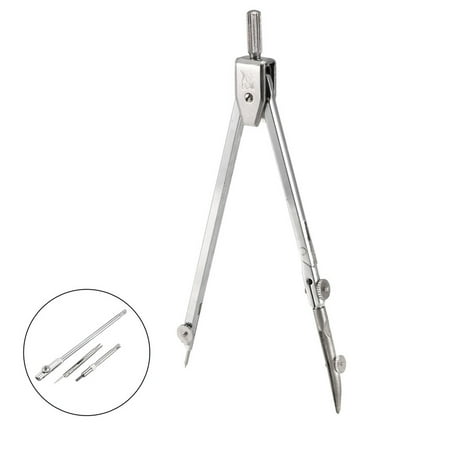 Precision Compass Geometry Set with Lead Refill Professional Metal ...