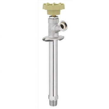 Mueller Frost Proof Sillcock Anti-Siphon, Silver, Red, 1/2 In. Copper ...