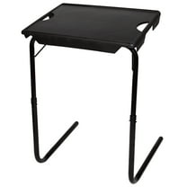 EasyComforts Foldable Plastic Tray Table - Adjustable, Ideal for Dinner ...