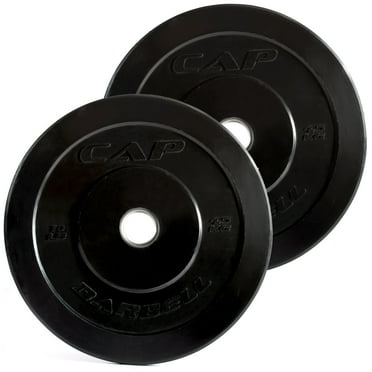 CAP Barbell Color Rubber Olympic Bumper Plate, 10-45 Lb. - Walmart.com