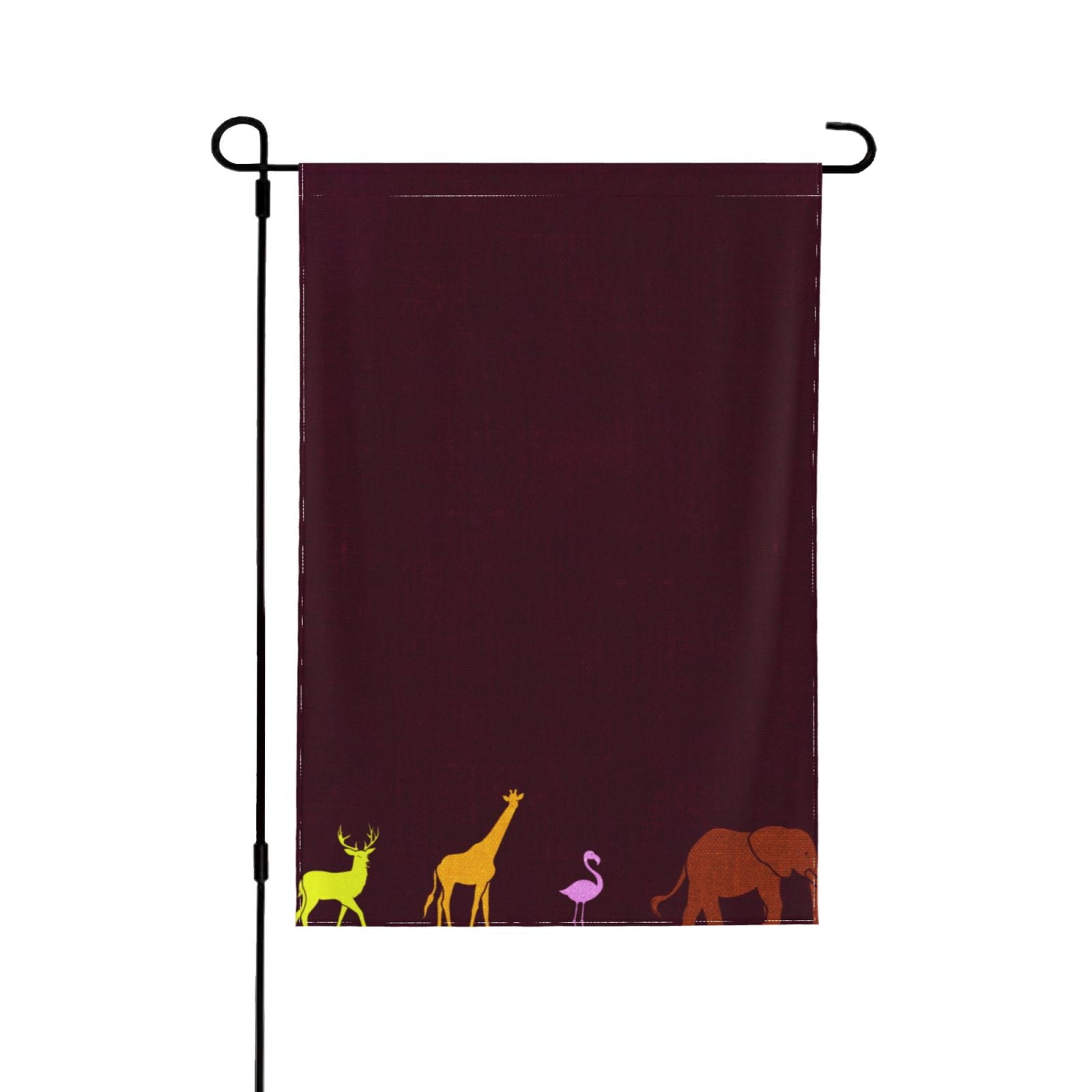 ZNDUO Animal Pattern Pattern Garden Flag, 12.5"x18" Double Sided ...
