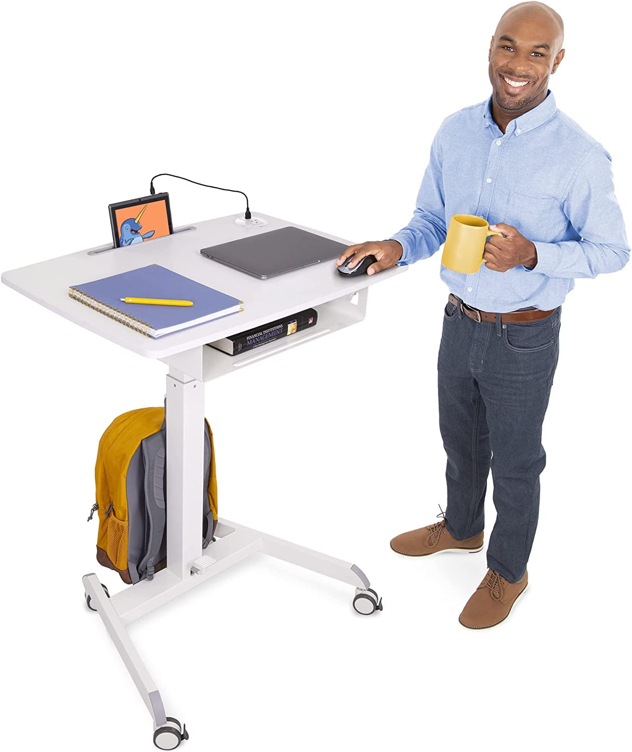 Stand Steady Cruizer Mobile Podium with UL Safety Certified Power ...