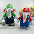 Mario Elephant and Luigi Elephant Plush Doll Set Stuffed Animal 11 ...