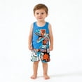 BOOMNY Toddler Boys Summmer Outfits Cartoon Dinosaur Graphic Sleeveless ...