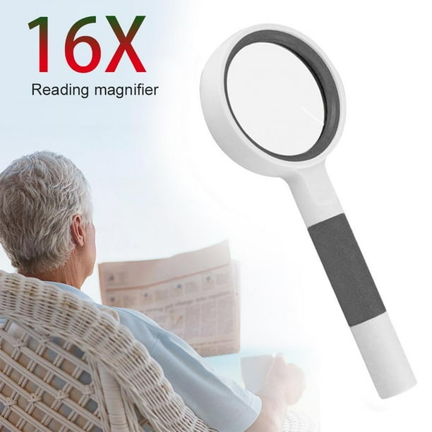 Peggybuy 16X Magnifying Glass Handheld Magnifier Loupe for Jewelry ...